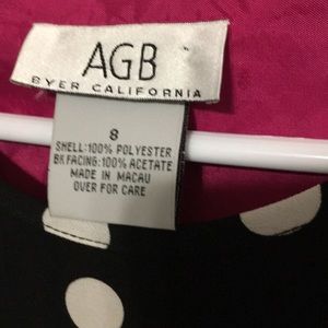AGB | Dresses | Nwt Agb Size 8 Polka Dot Maxi Dress | Poshmark